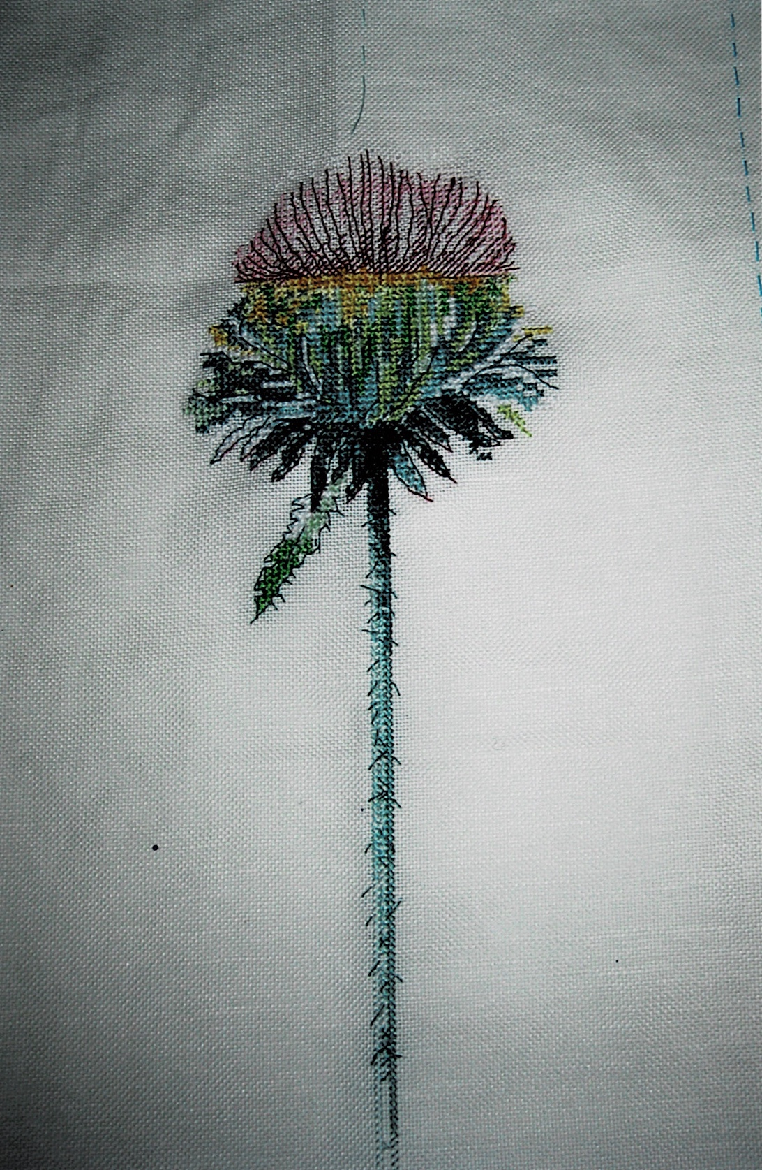 Elizabeth Mattson’s Thistle | Ontario Network of Needleworkers